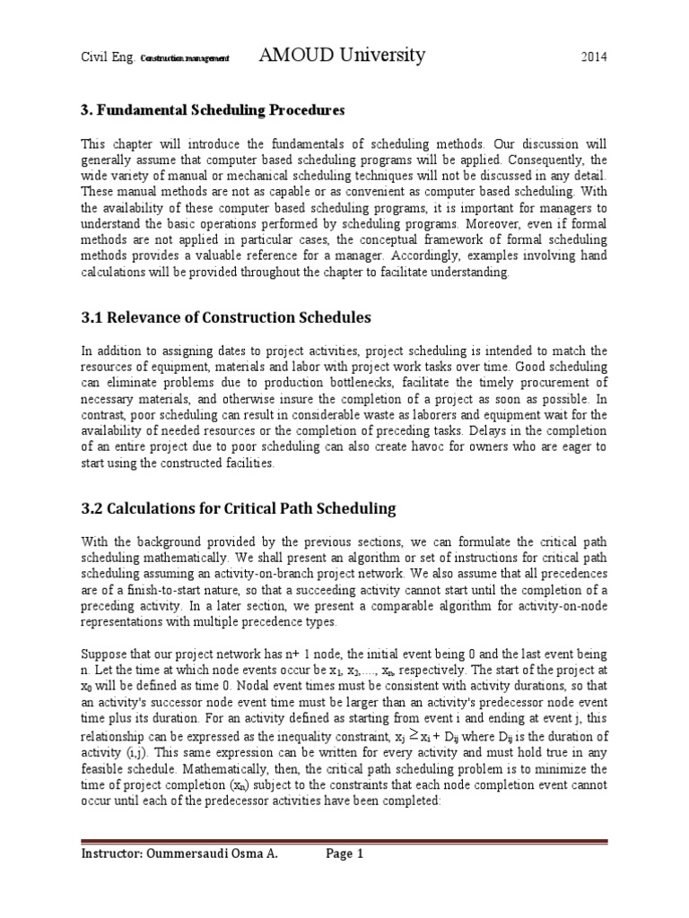 Chapter Three | PDF | Scheduling (Production Processes) | Linear Programming