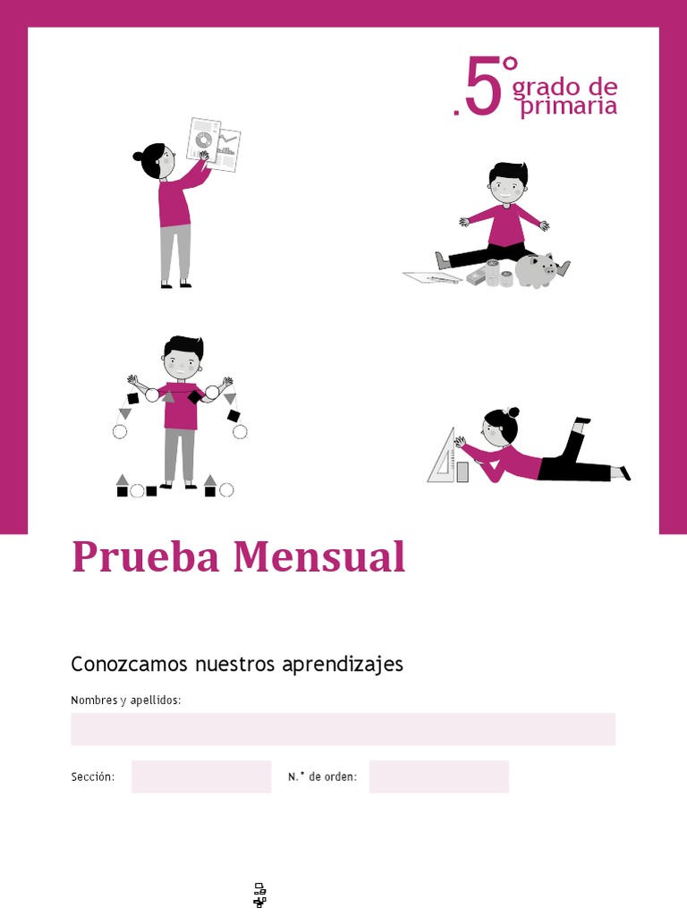 5to Grado Prueba-Diagnostica-Matemática | PDF | Ciclones tropicales | Perú