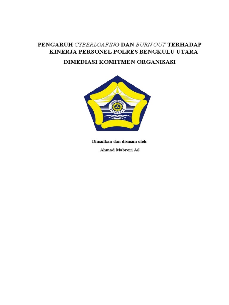 Dampak Cyberloafing dan Burnout pada Kinerja Polisi | PDF | Karier ...