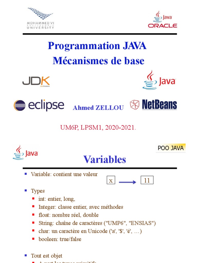 Programmation Java 29879 Pdf Classe Informatique Constructeur