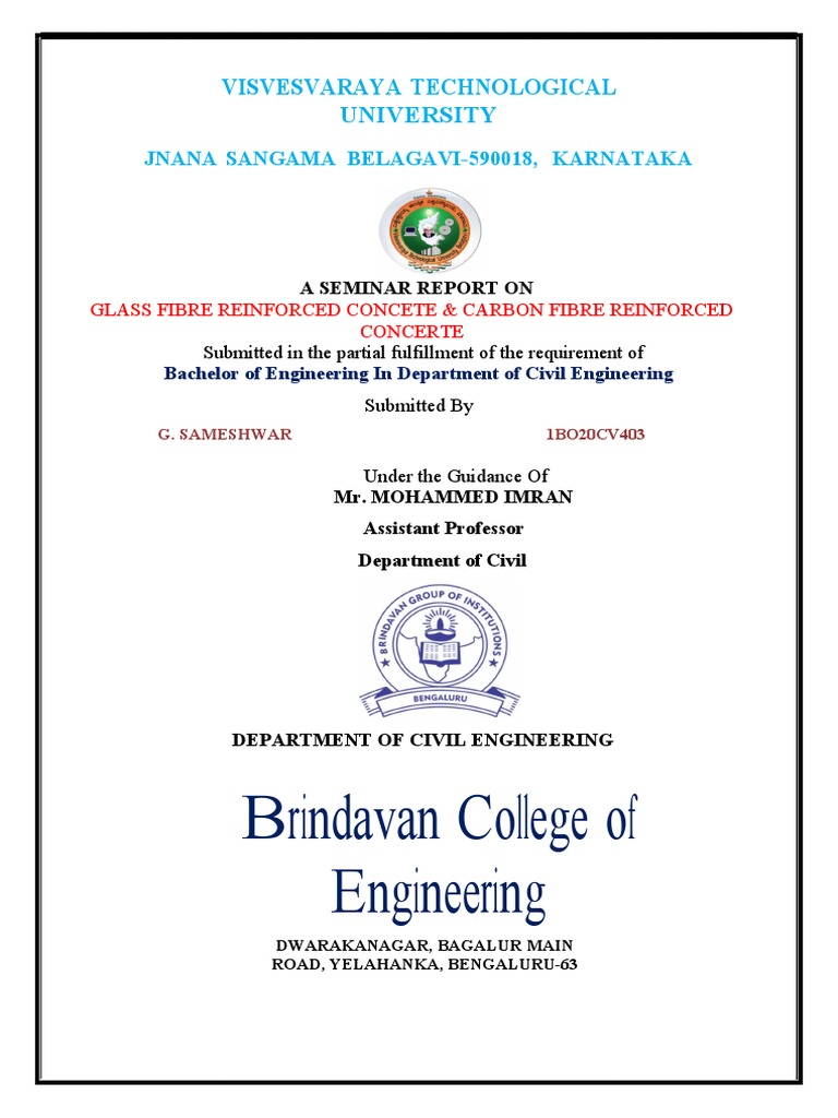 Brindavan College of Engineering: Visvesvaraya Technological University ...