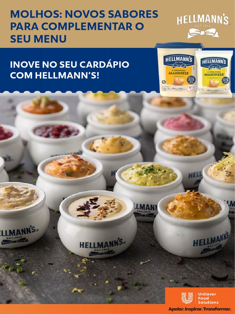 Molhos Frios Hellmann S | PDF | Maionese | Mostarda (condimento)