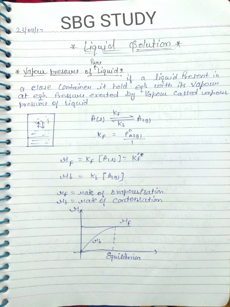 Liquid Solution Reserch Notes Pdf