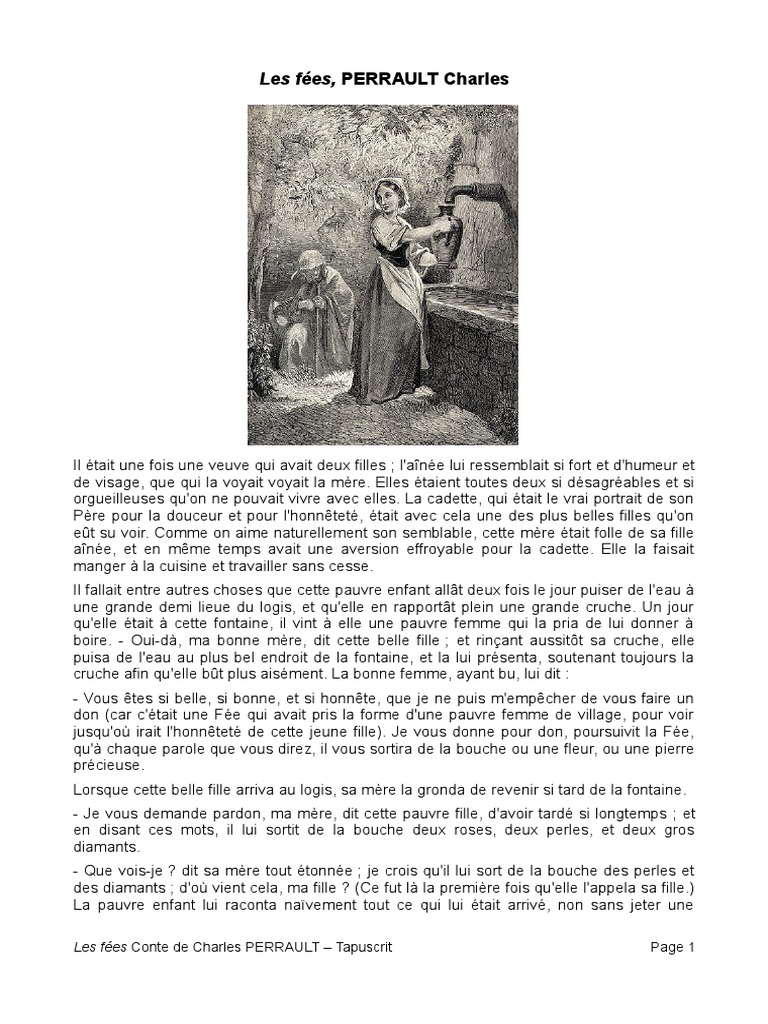 Résumé des Fées de Perrault | PDF
