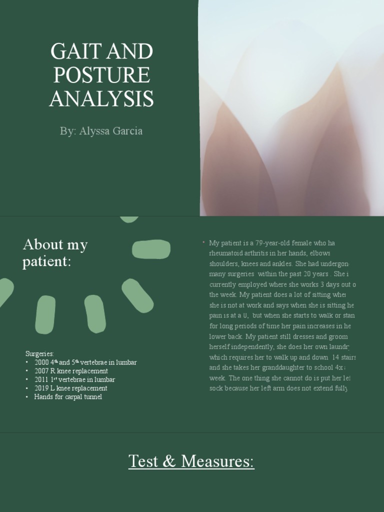 Gait Posture Presentation | PDF