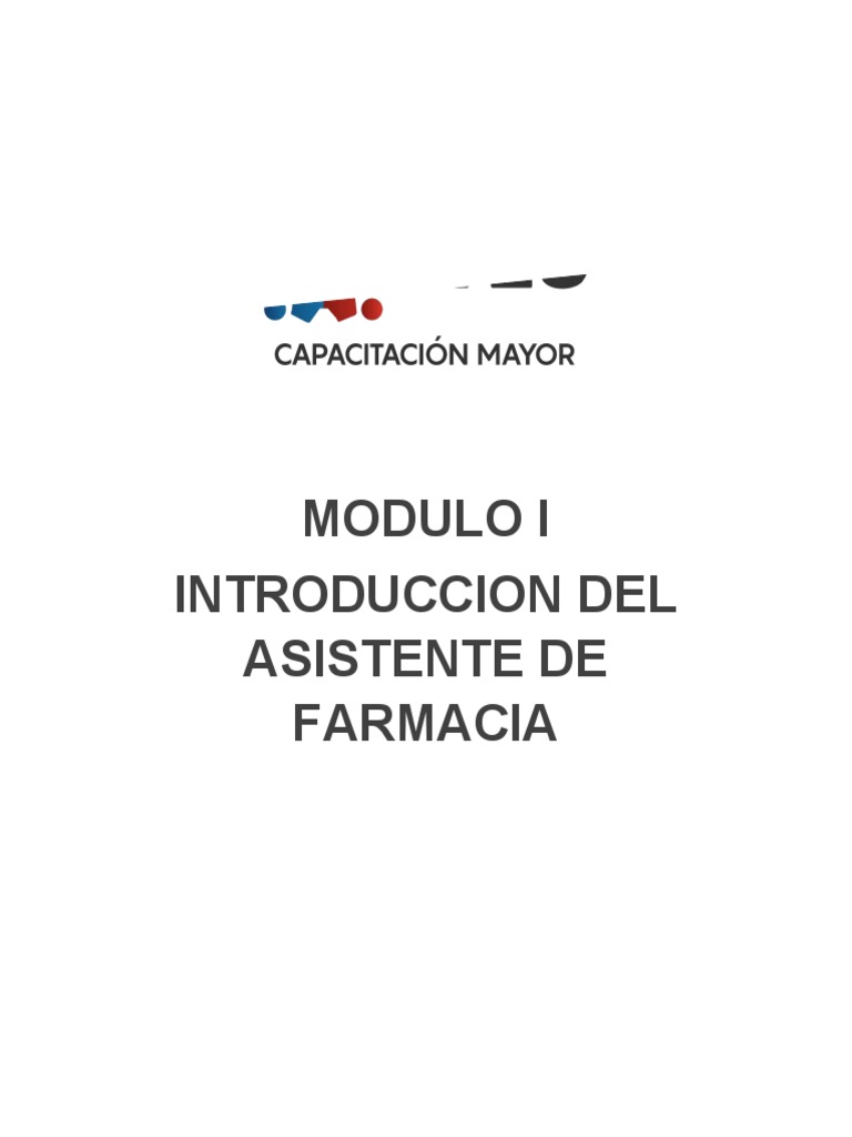 Modulo Uno | PDF | Farmacia | Farmacéutico