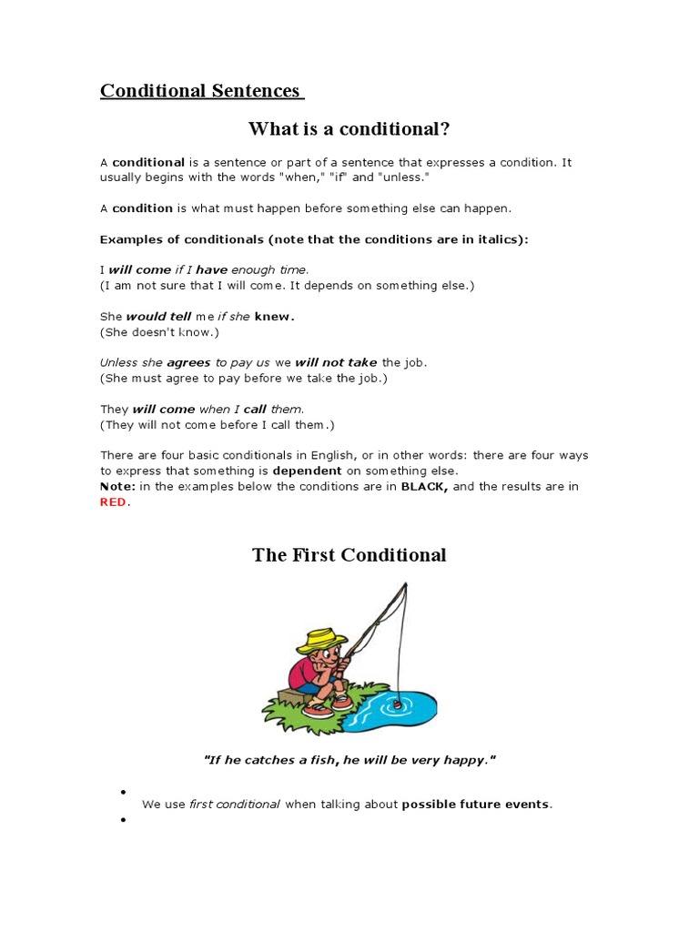Conditional Sentences | PDF | Verb | Linguistics