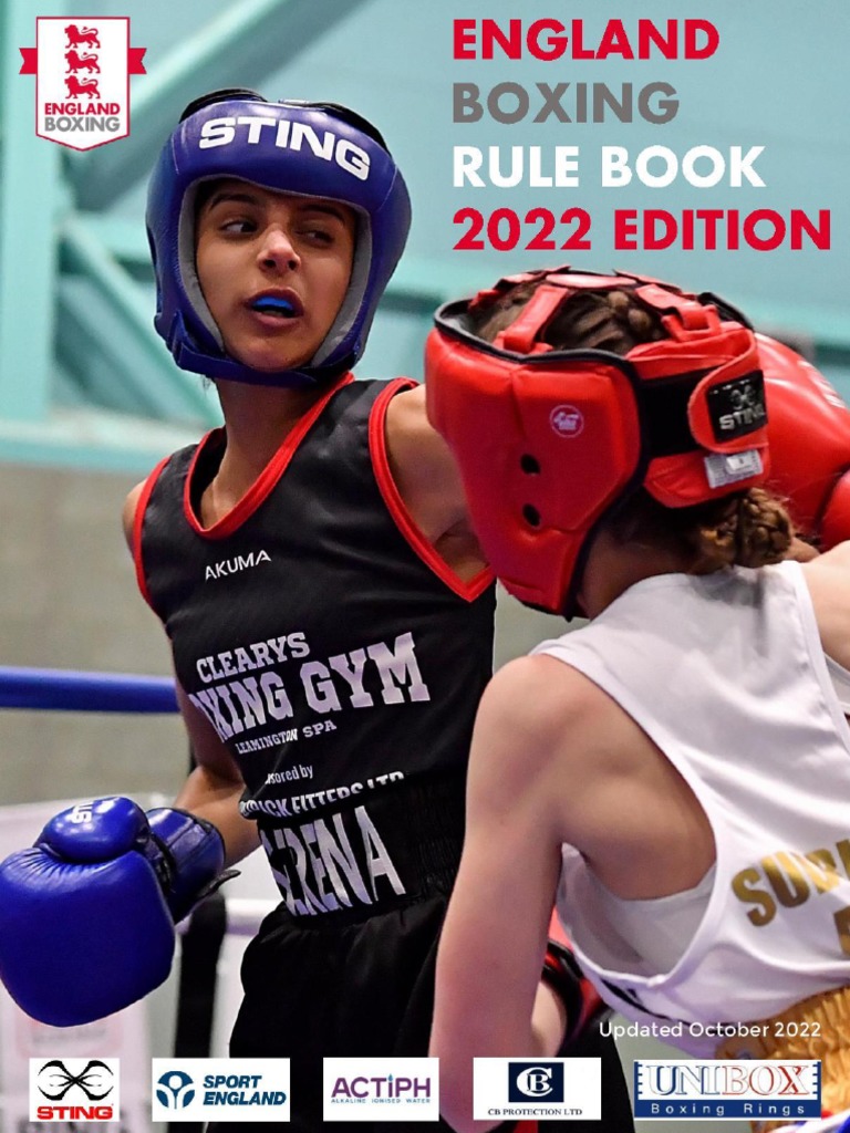 England Boxing 2022/23 Rule Book Summary | PDF | Mixed Martial Arts ...