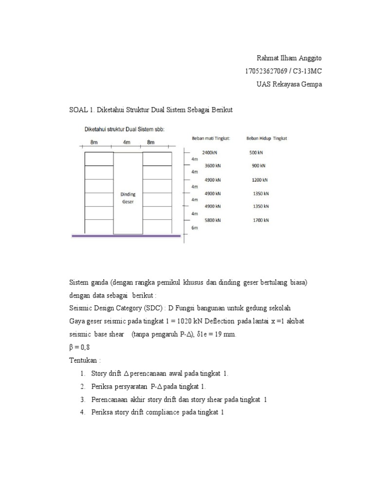 Rekayasa Gempa Gito | PDF | Sains & Matematika