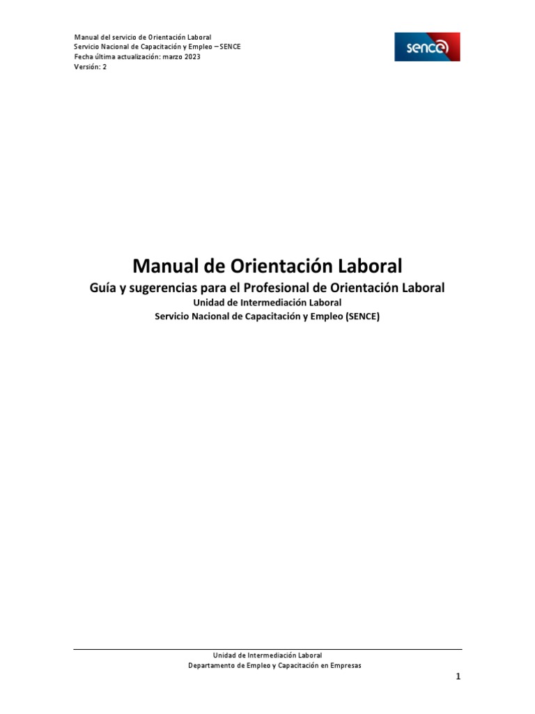 Manual De Orientación Laboral Vf Pdf