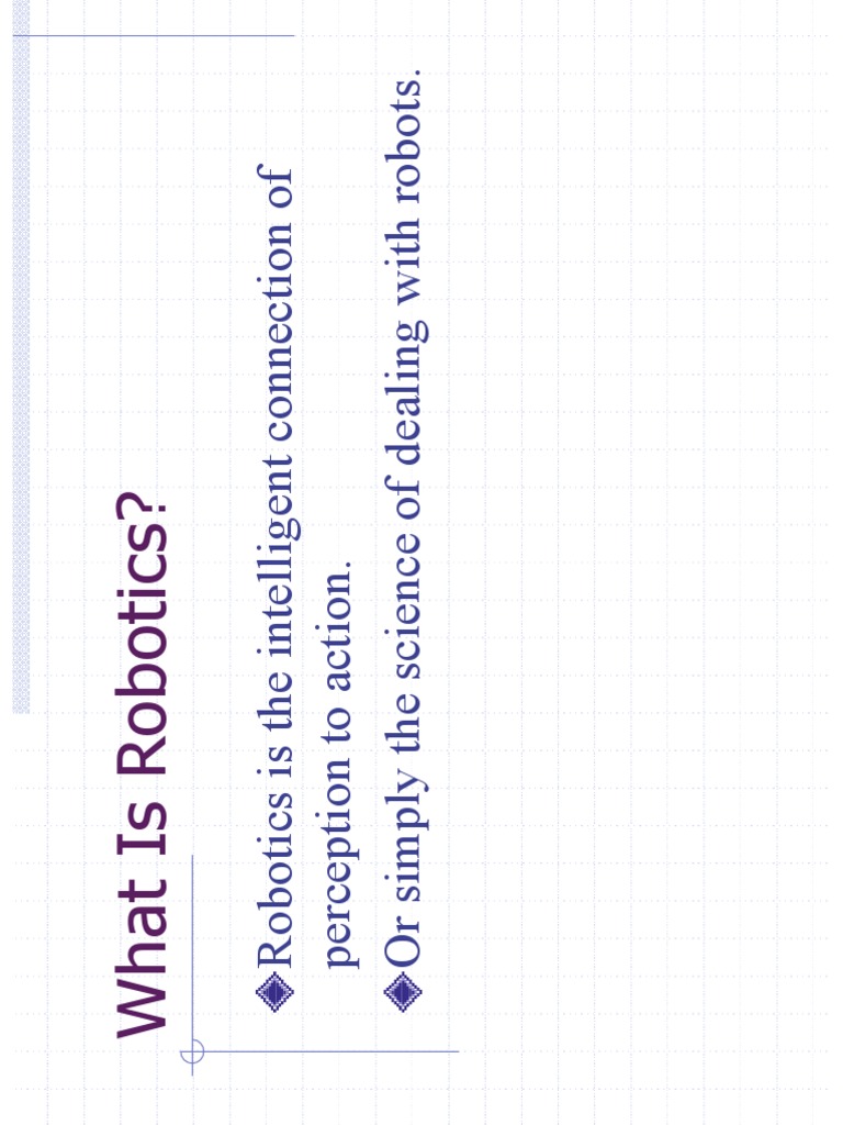 Lecture 2 | PDF | Robot | Robotics