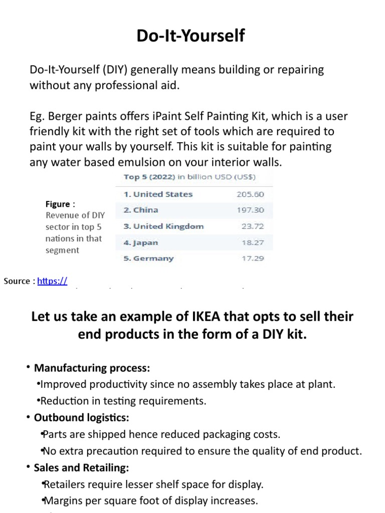 Do-It-Yourself (DIY) | PDF | Do It Yourself | Retail