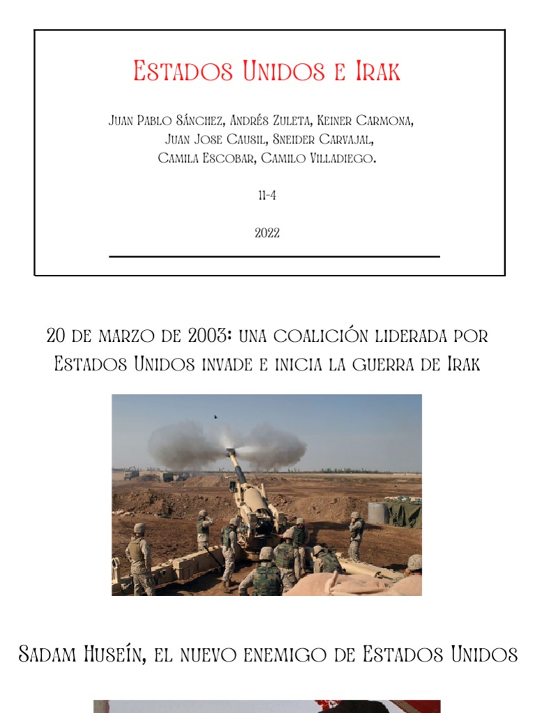 Estados Unidos e Irak | PDF