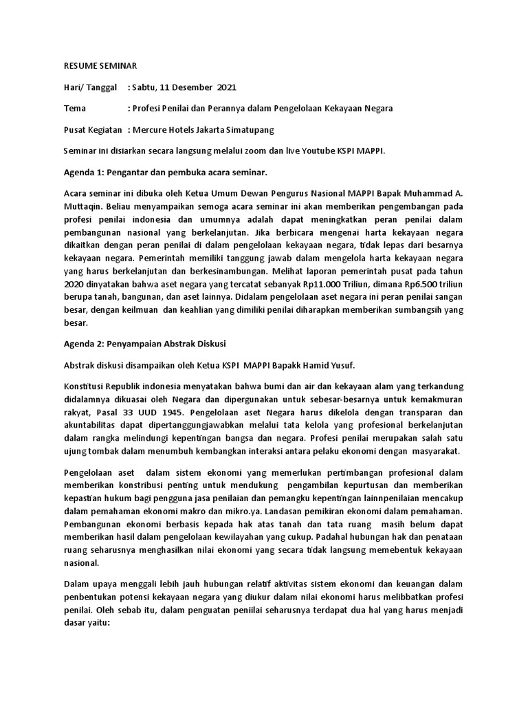 Resume Seminar | PDF