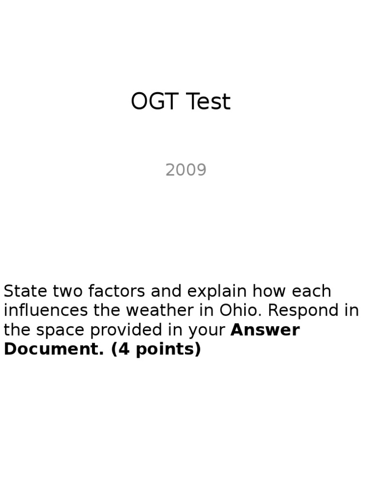 OGT Science Test Review | PDF | Mutation | Genetics