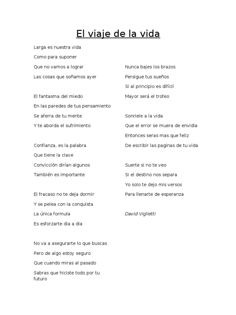 El Viaje de La Vida 2003 | PDF