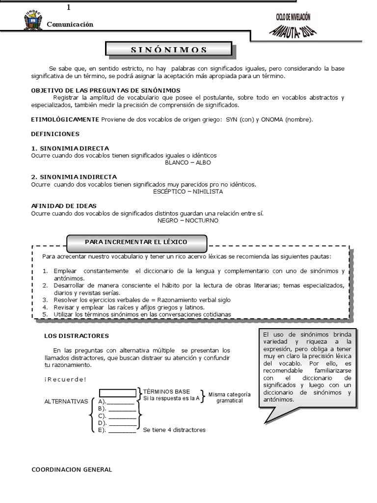 Razonamiento Verba - 1ro | PDF | Oración (Lingüística) | Ciencia cognitiva