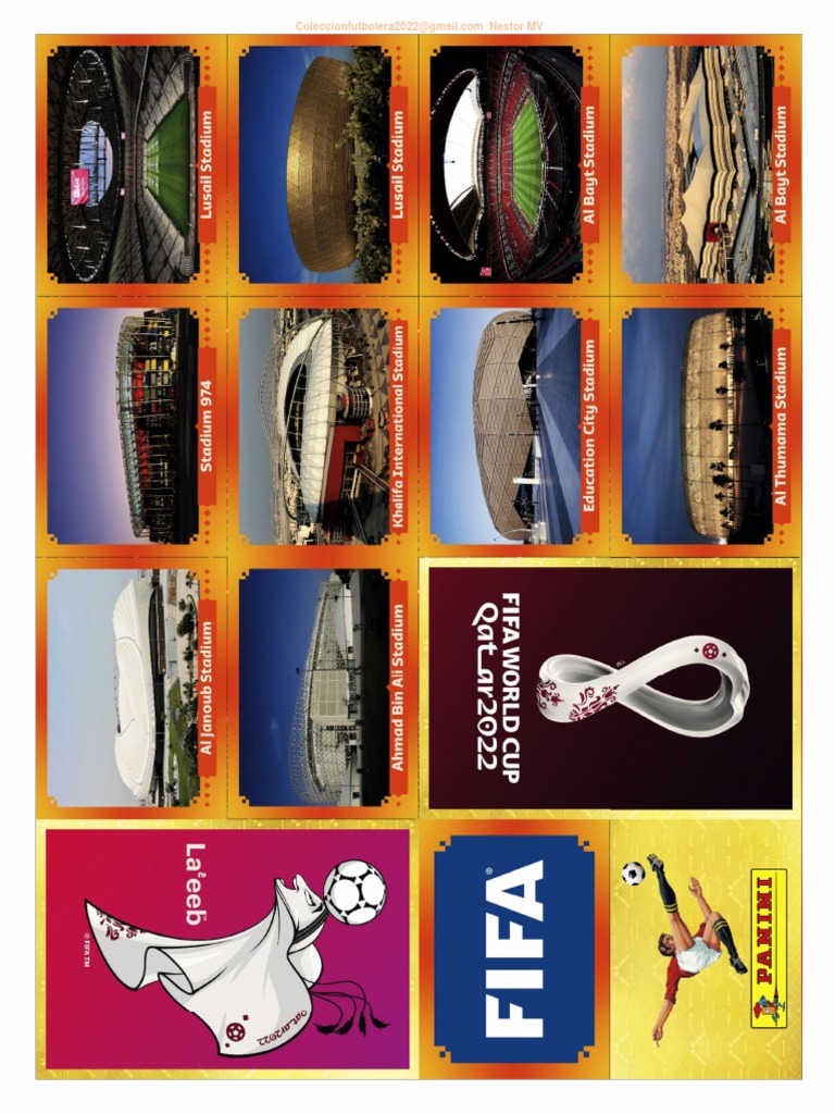 598034169-Laminas-Album-Panini-Qatar-2022 para Imprimir | PDF
