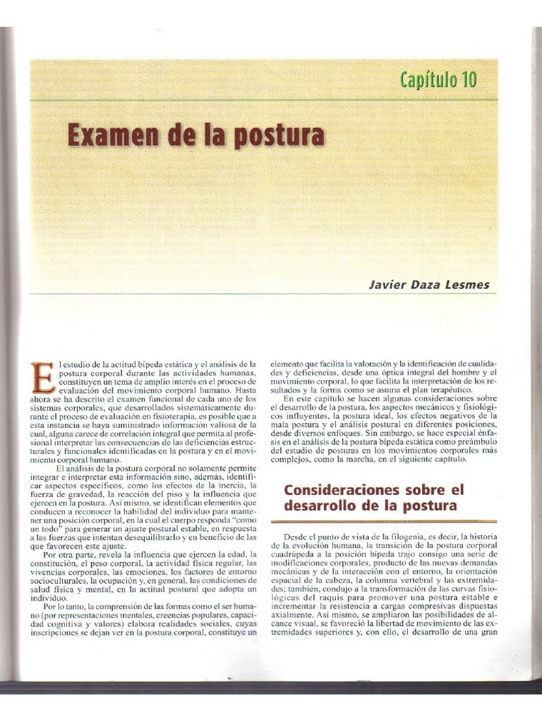 Postura | PDF