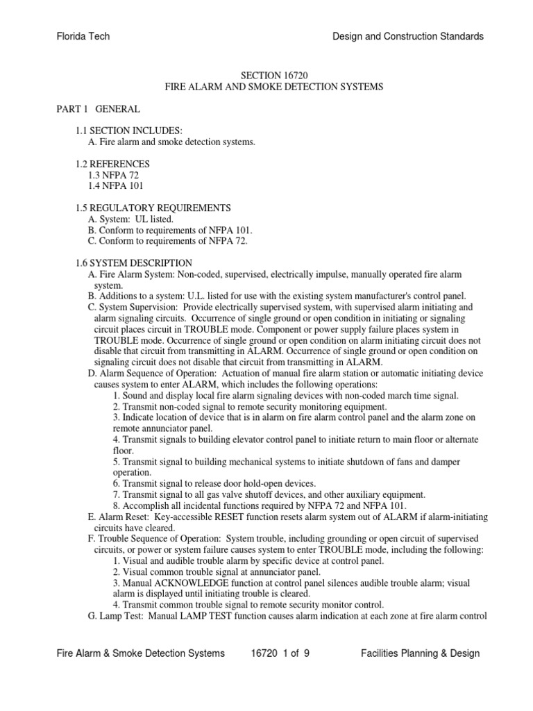 Fire Alarm & Smoke Detection Systems | PDF | Electrical Wiring | Relay