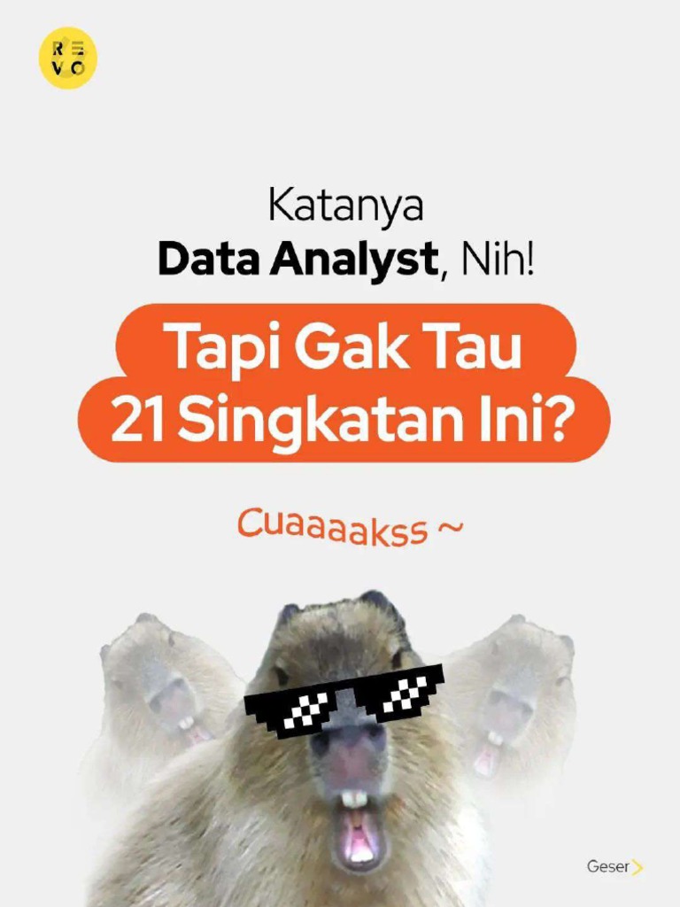 21 Singkatan Data Analyst | PDF