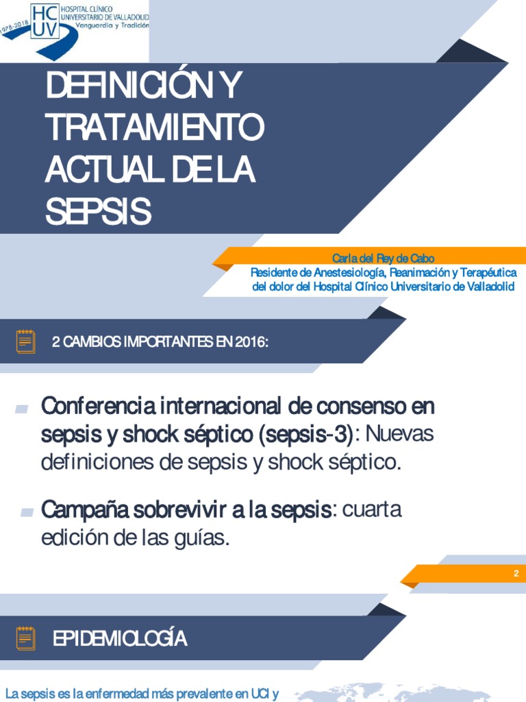 Definición Y Tratamiento Actual de La Sepsis | PDF | Septicemia ...