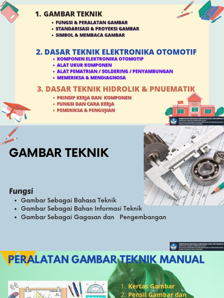Modul 3 - Gambar Teknik | PDF | Teknologi & Rekayasa
