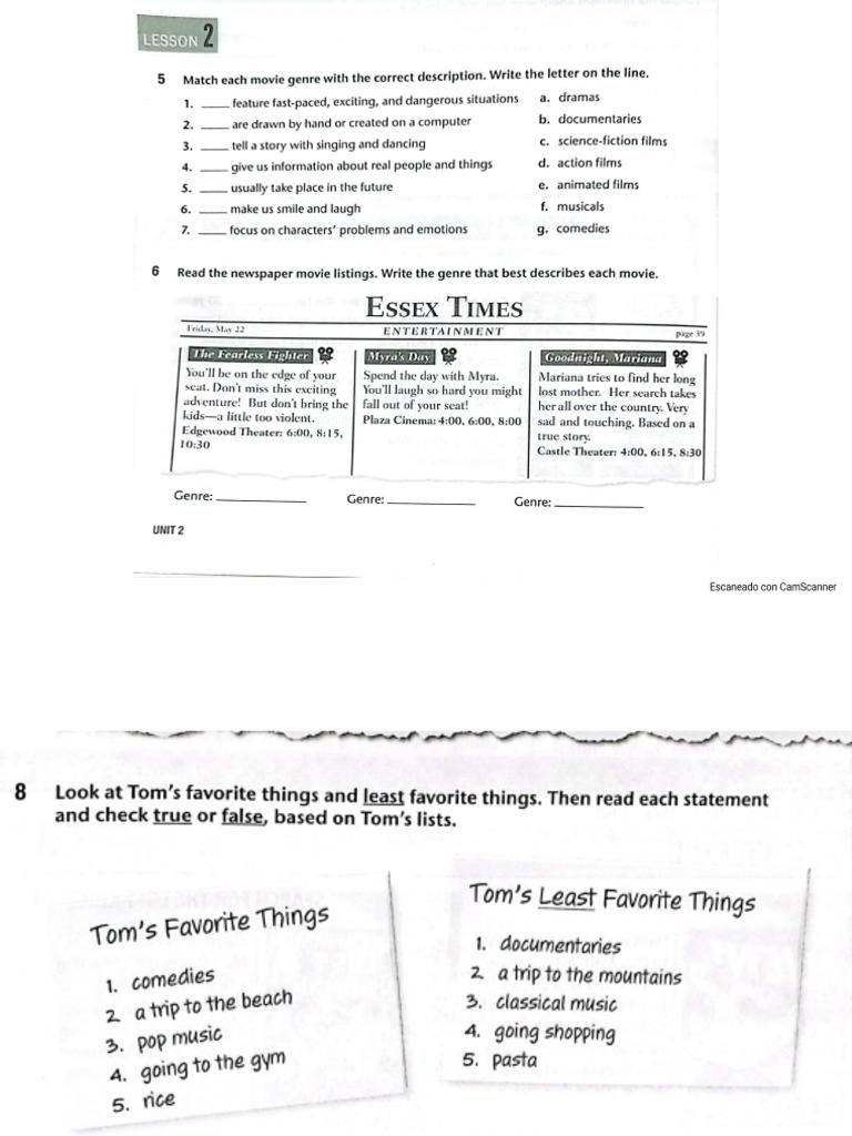 UNIT 2 - Lesson 2 | PDF