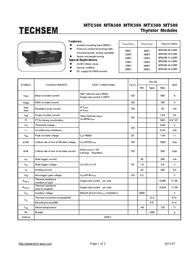 MTC500 | PDF | Quantity | Electrical Engineering
