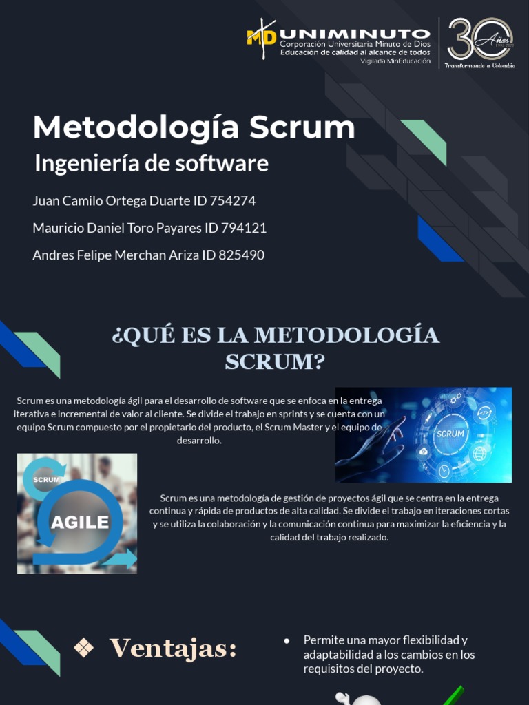 Metodologia SCRUM | PDF | Scrum (desarrollo de software) | Tecnologías de la información