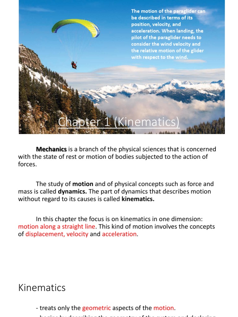 Kinematics | Download Free PDF | Acceleration | Kinematics