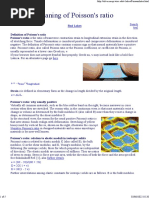 Poisson Ratios For Rocks | PDF | Young's Modulus | Deformation ...