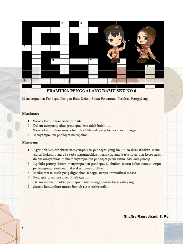 Pramuka Penggalang Ramu SKU No 6 | PDF