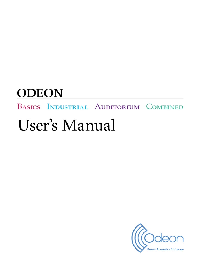 Odeon: User's Manual | PDF | License | Computer Engineering