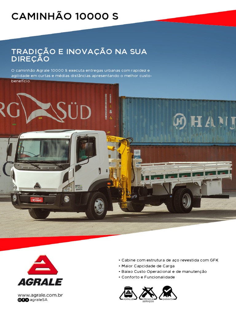 CAMINHÃO AGRALE 10000 S-1 | PDF | Eixo | Veículos