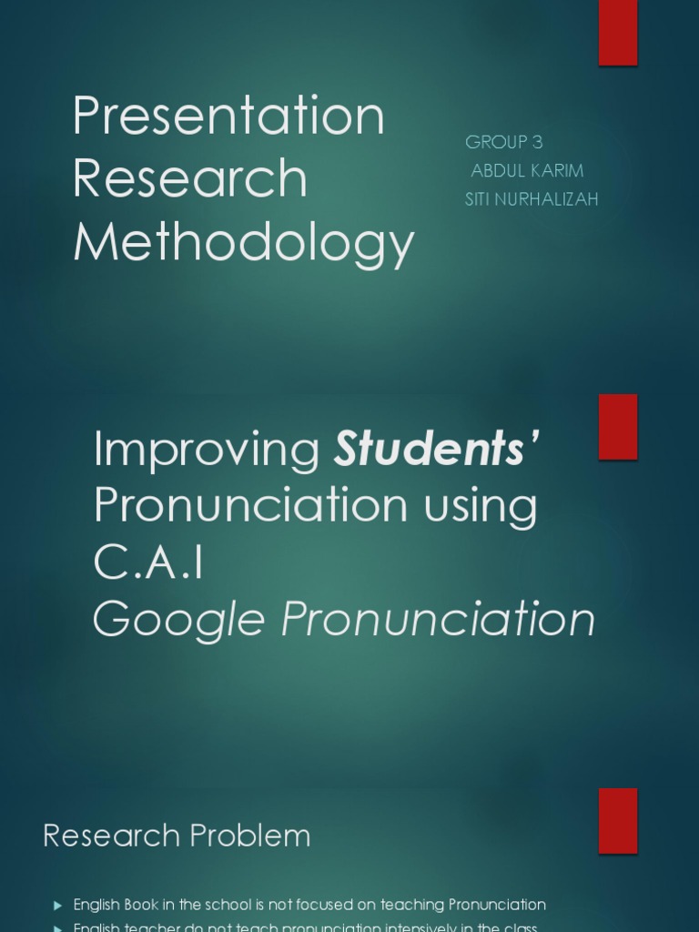 Presentation Research Methodology Abdul Karim | PDF
