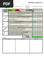5S Warehouse Checklist | PDF | Warehouse