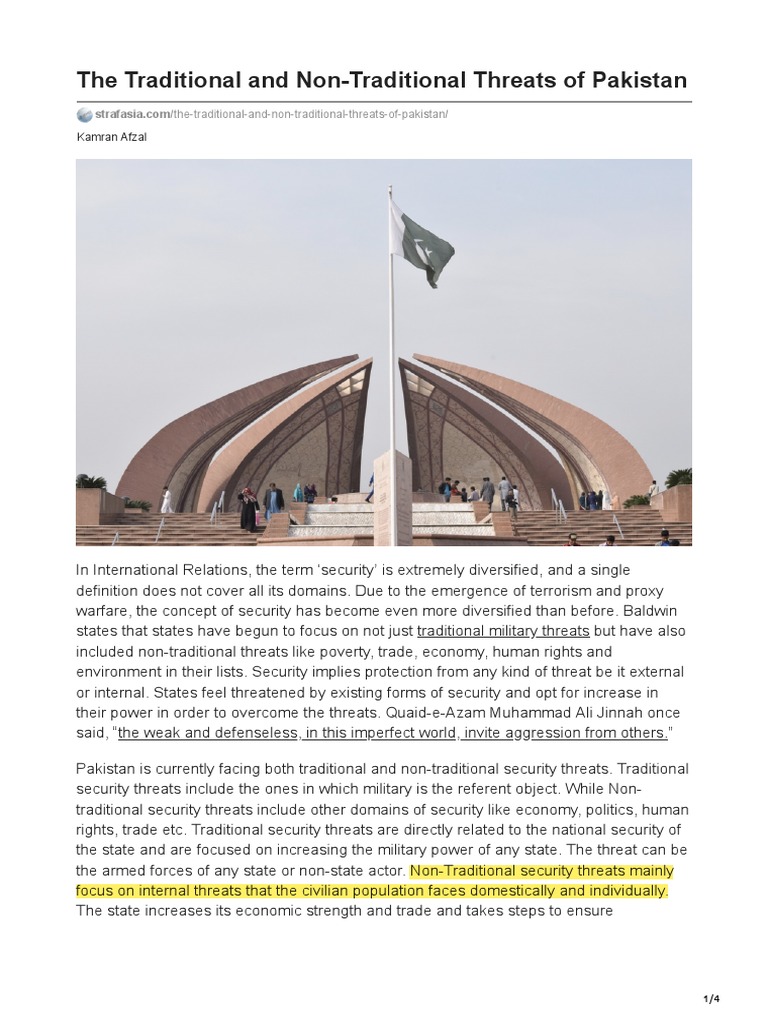 Pakistan's Security Threats Explained | PDF | Pakistan | Securities