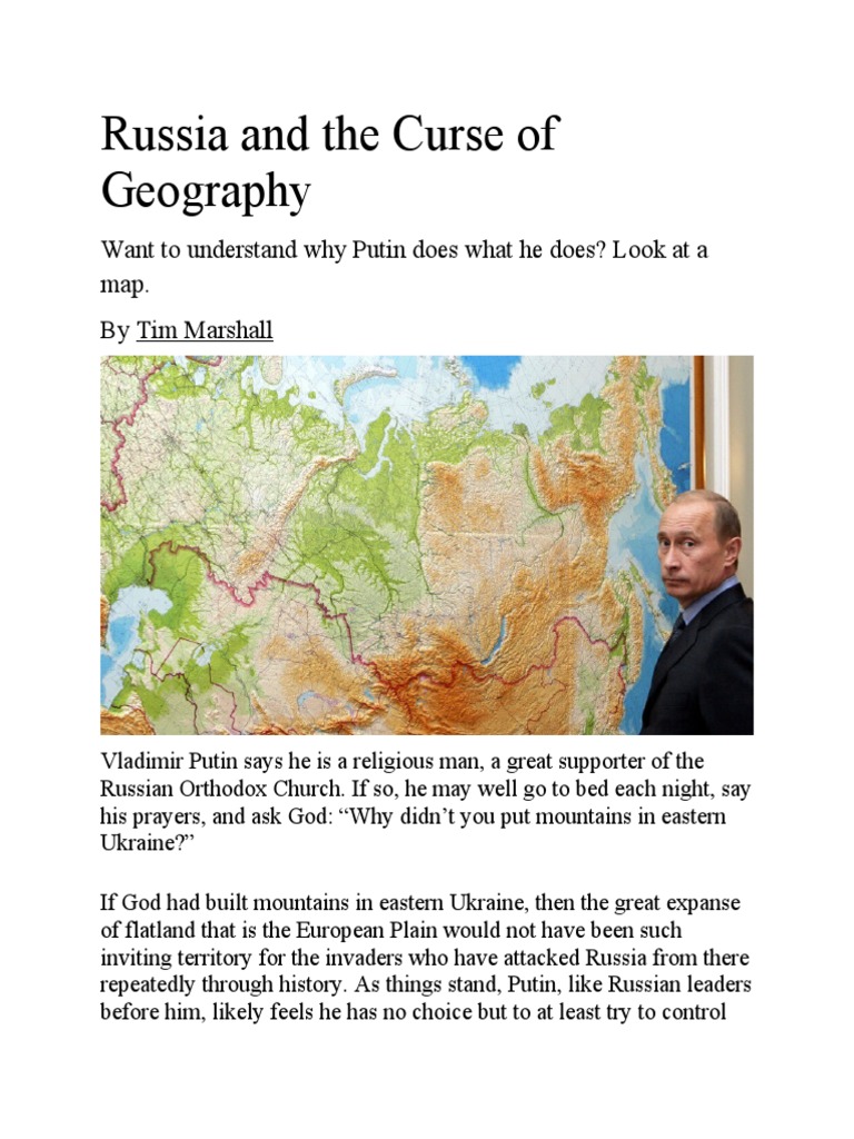 Russia and The Curse of Geography | PDF