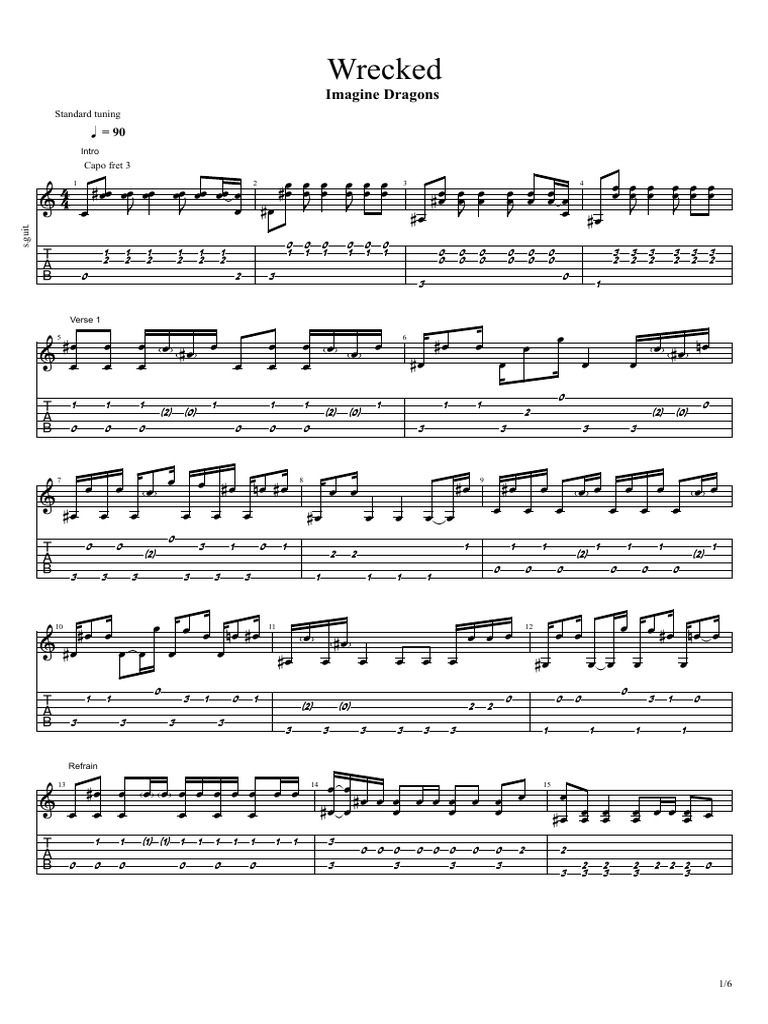 Wrecked: Imagine Dragons | PDF | European Musical Instruments | Necked ...