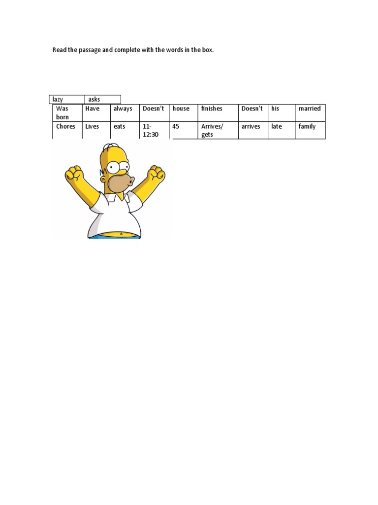 homer test (1) | PDF