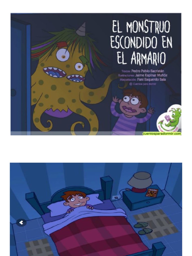 Cuento El Montruo en El Armario | PDF