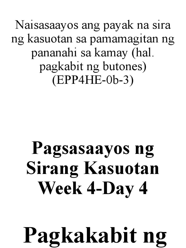 Epp Week 4 Day 4-Jen | PDF