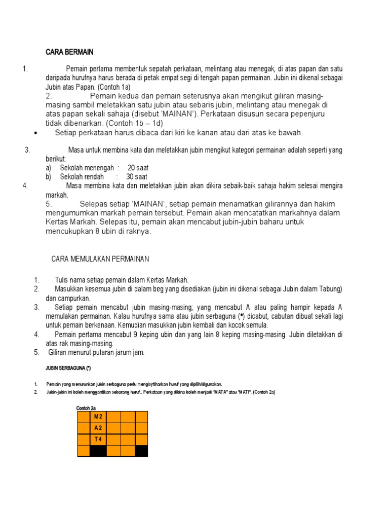 CARA BERMAIN Sahibba | PDF