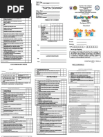 ECCD Checklist KINDERGARTEN | PDF