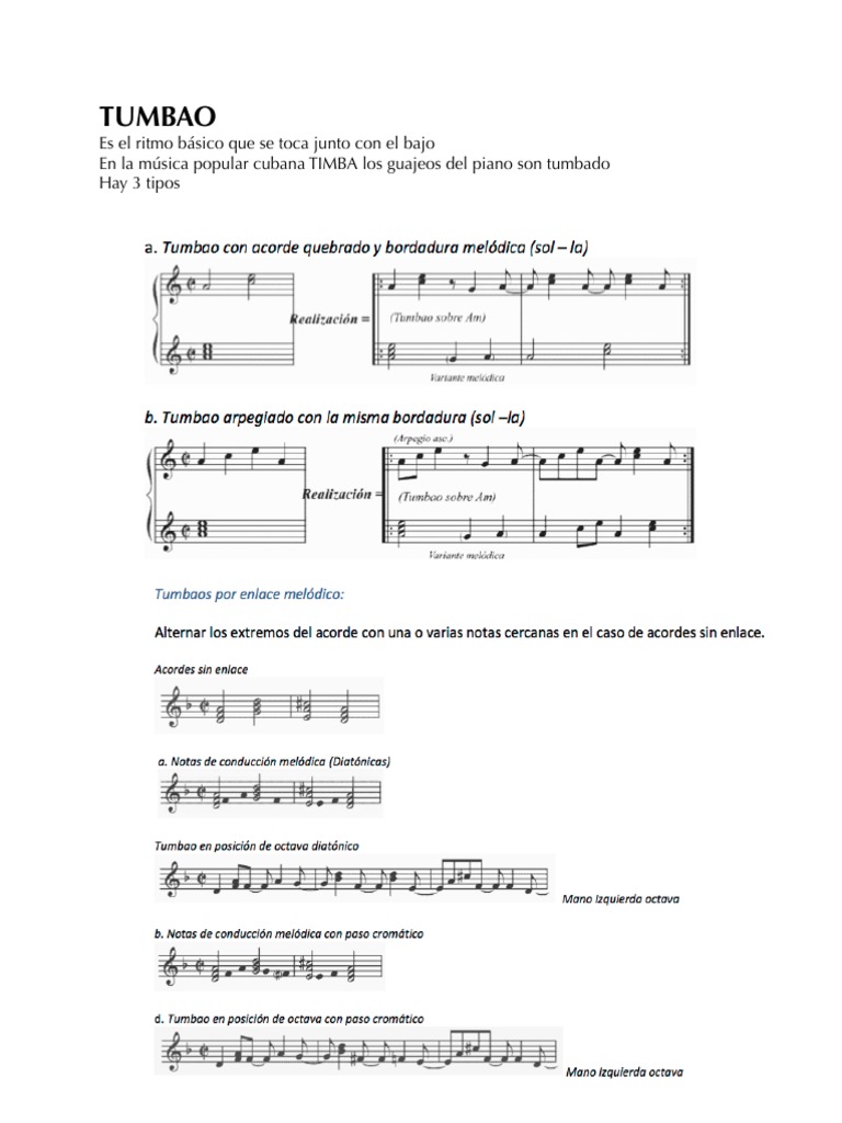 Tumbao de Salsa | PDF