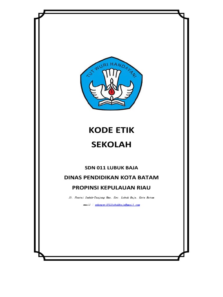 Kode Etik Sekolah | PDF