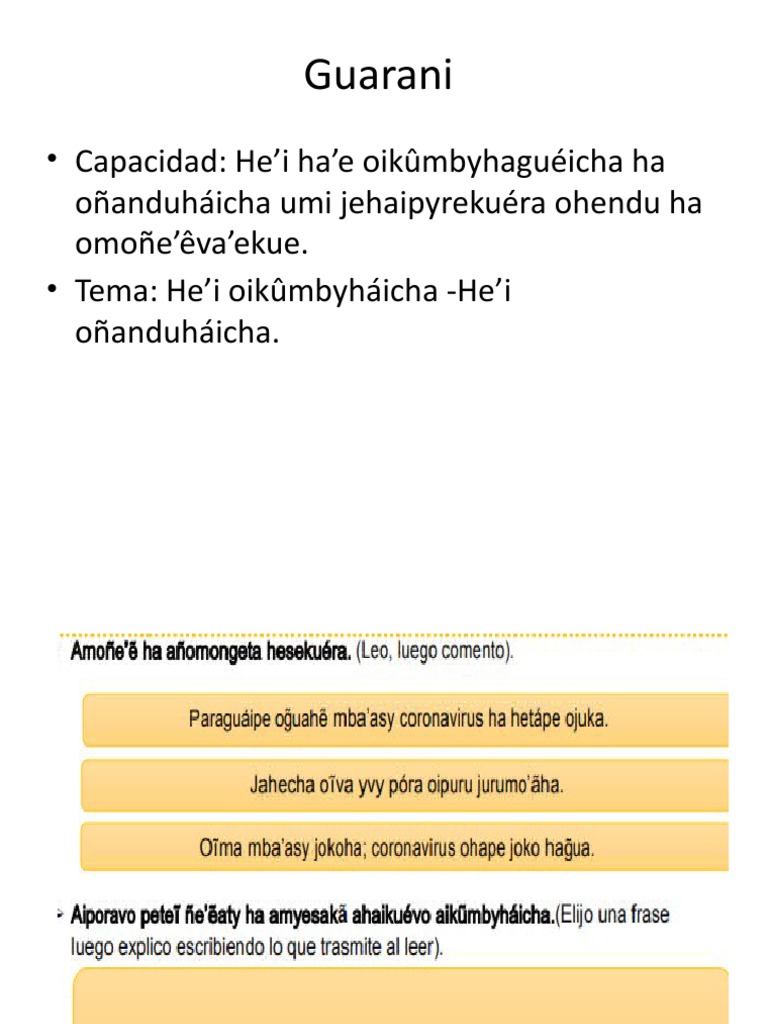 Guarani | PDF