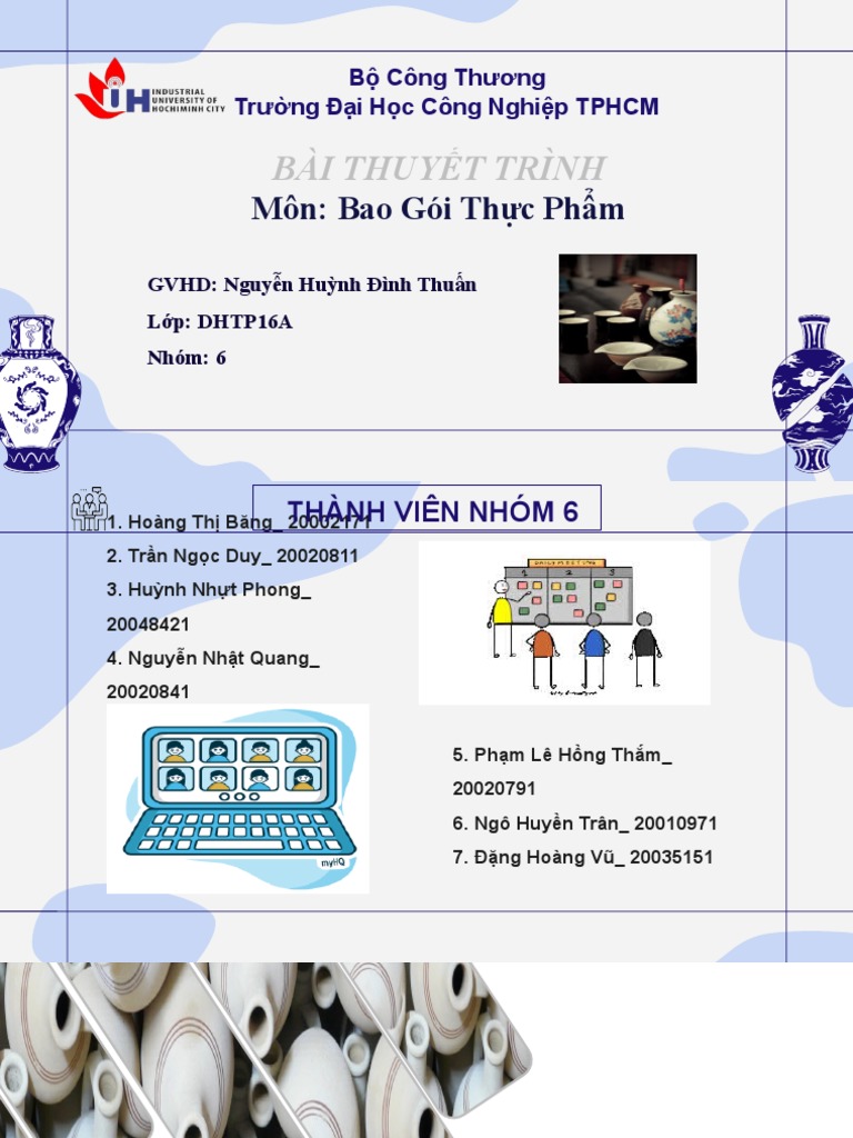 Nhóm 6_ Bao bì Thực phẩm_ DHTP16A_ PPT | PDF