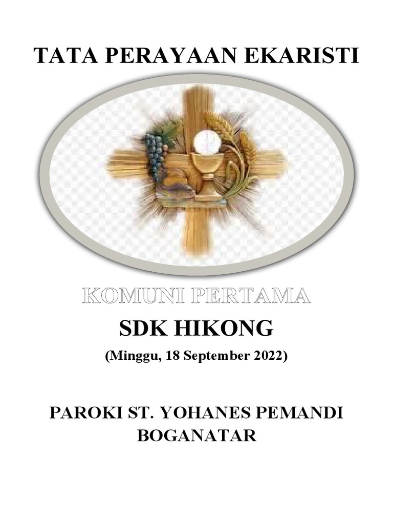 Tata Perayaan Ekaristi: Komuni Pertama | PDF